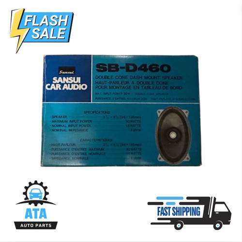 Sansui Car Audio Double Cone Dash Mount Speaker Set Of 2 SB-D460 (Brand ...