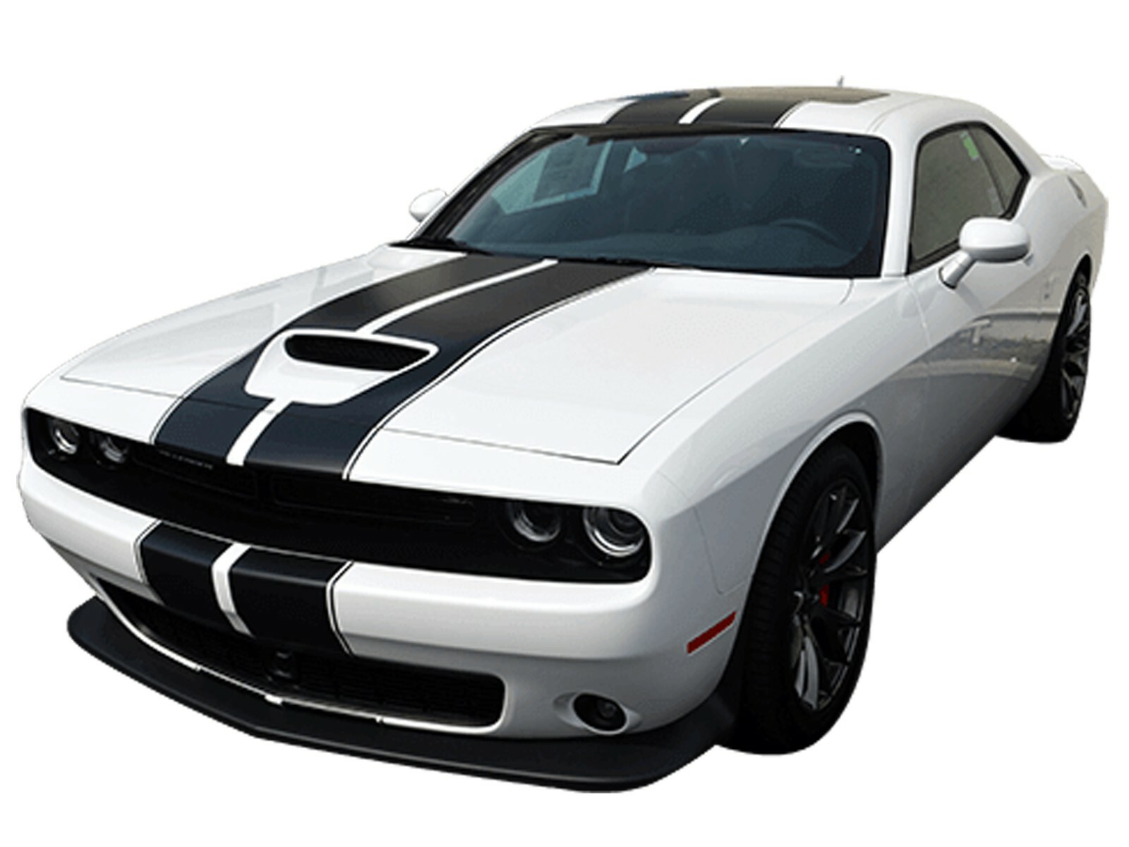 Dual stripes For Dodge Challenger racing rally Decal redline RT ...