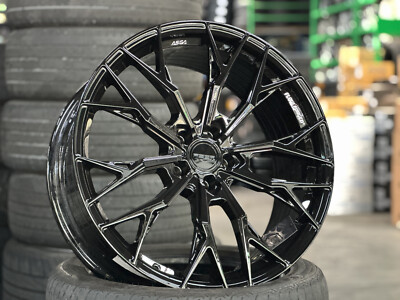 New 19x8.5J ASGA ARF10 MESH BLACK (4 Wheel) 5x108 Volvo S90 XC60 S90 ...