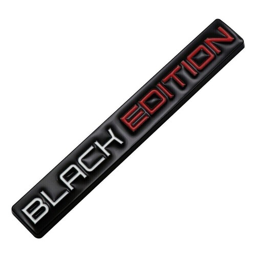 2PCS Black Edition Emblem 3D Metal Badge Stickers for Car Truck Bike ...