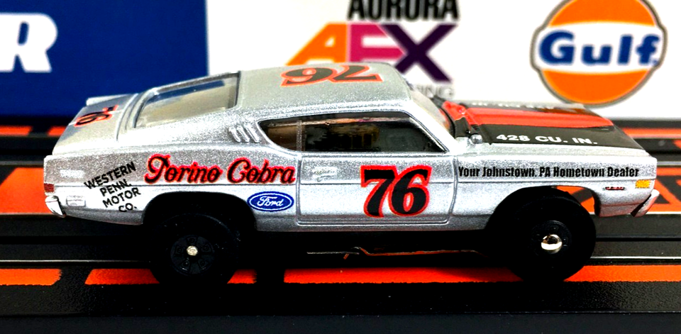 Ho Slot Cars,, FORD Big Block Race Car Autoworld THUNDERjet, Aurora ...