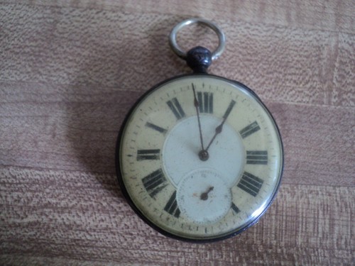 Vintage Swiss KW KS Mi Chronometre Silver Pocket Watch with Compass | eBay
