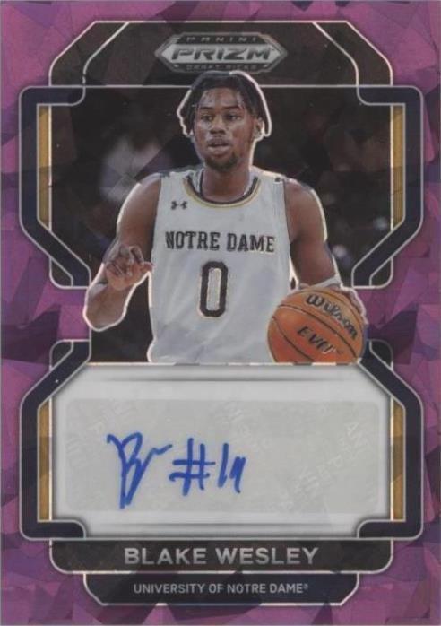 2022-23 Panini Prizm Draft Picks - Draft Picks Autographs Blake Wesley ...