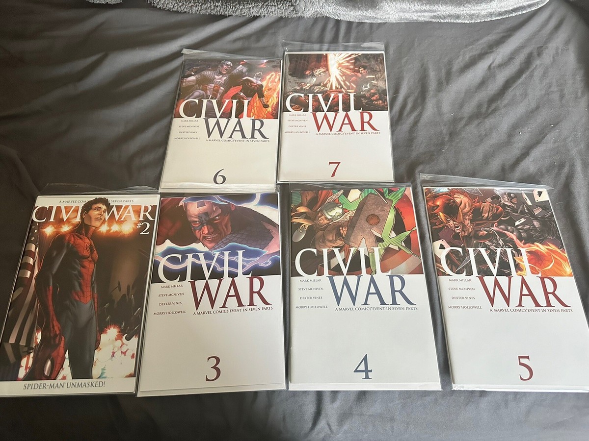 Marvel Civil War Comics Complete Set