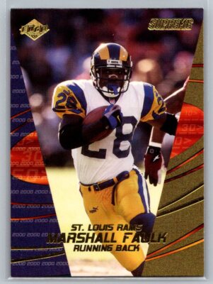 2000 Collector's Edge Supreme #114 Marshall Faulk St. Louis Rams ...