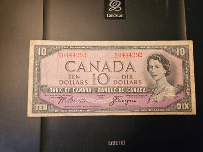 1954 Devil's Face $10 Dollar Bank of Canada Banknote HD0444292 F 12 | eBay