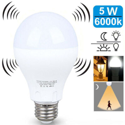 COLOR: BRIGHT WHITE (DAYLIGHT),PACK: SINGLE - LED LIGHT BULB W/ RADAR ...