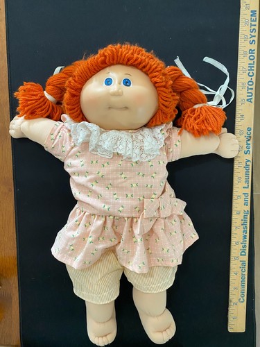 Red Hair Braids Blue Eyes Rare Girl Doll 1978 Cabbage Patch Kids | eBay