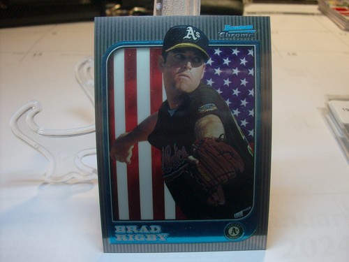 1997 Bowman Chrome International #239 - Brad Rigby - Oakland Athletics ...