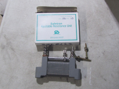 NEW Safetran Resistor Adjustable Resistance, .106 to 1.00 Ohm 029602-3X ...