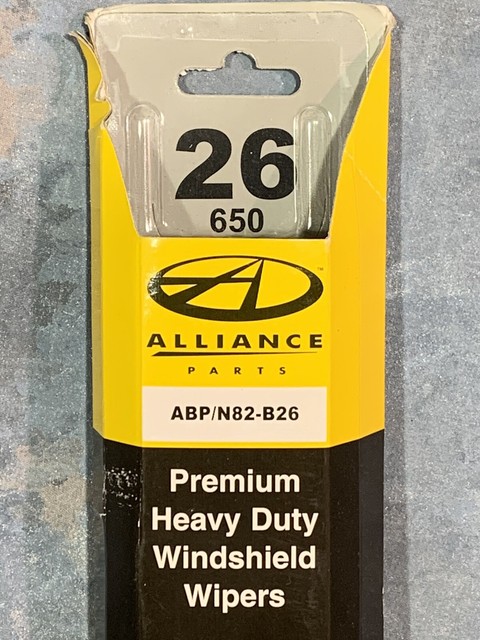 ALLIANCE PARTS 26IN. Premium Heavy Duty Wiper Blades ABP-N82-B26 for ...