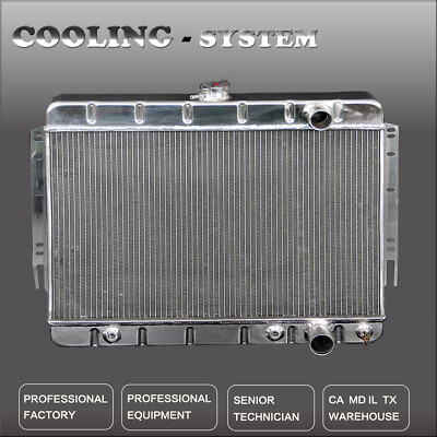 3 Row Aluminum KKS Radiator For 60-65 Chevy Bel Air 64-65 Chevelle L6 ...
