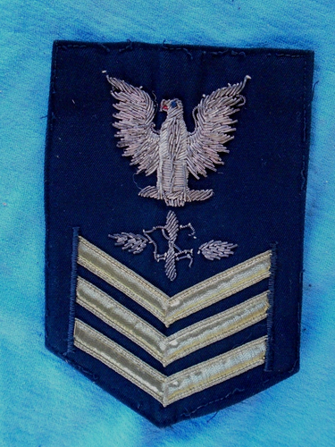 Navy Petty Officer First Class bullion patch aviation maintenance ...