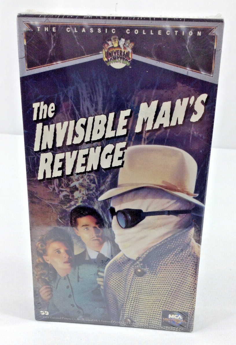 The Invisible Man's Revenge VHS 1994 MCA Universal | Sealed 96898161534 ...