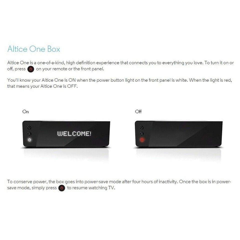 Latest Altice Optimum Cablevision Bluetooth Remote Control New with ...