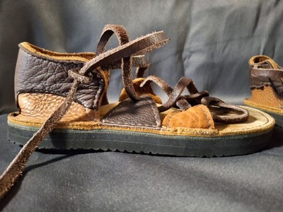 Tread Light Gear Handmade Leather Gladiator Sandals Brown | eBay