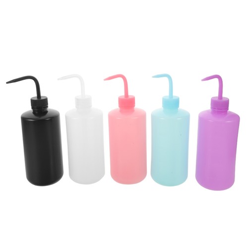 5PCS 500ML Plastic Eyelash Water Bottle - Squeeze Wash Squirt Bottles ...
