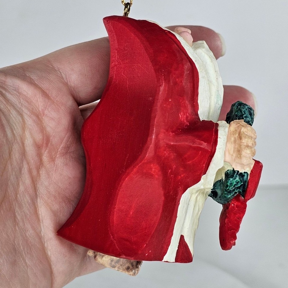 Department 56 Barefoot Santa Claus Ornament Hand Painted Red White ...