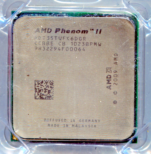 AMD Phenom II X6 1035T HDT35TWFK6DGR 2.6 - 3.1 GHz six core socket AM3 ...