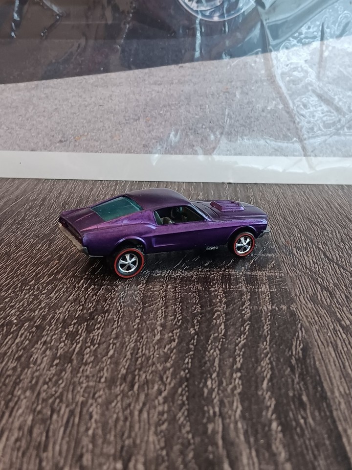 Hot Wheels Redline Custom Mustang Purple Vintage | eBay