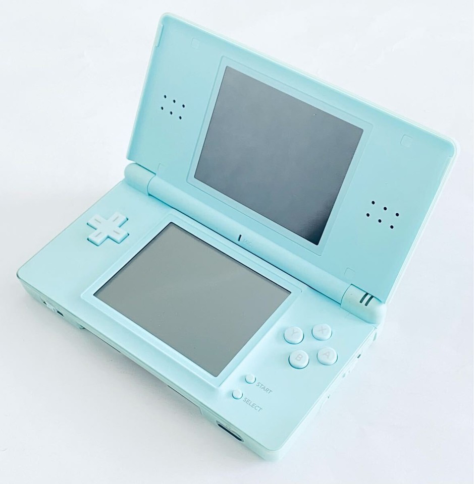Nintendo DS Lite Ice Blue Console Cleaned Tested with Accessories | eBay