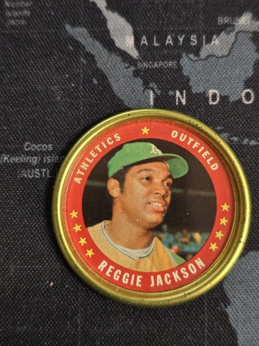 1971 topps baseball coin.MEMORIAL DAY SET -BREAK. REGGIE JACKSON.# 108 ...