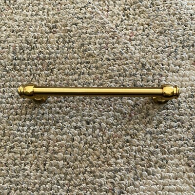 Restoration Hardware Chatham 6" Drawer Pull Lacquered Burnished Brass ...