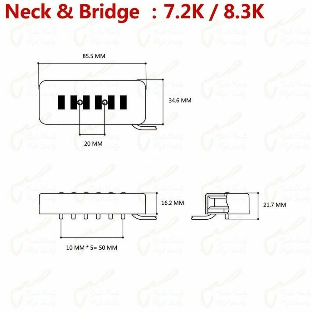 1 Set P90 / P-90 Alnico Electric Guitar Guitar Pickups | eBay