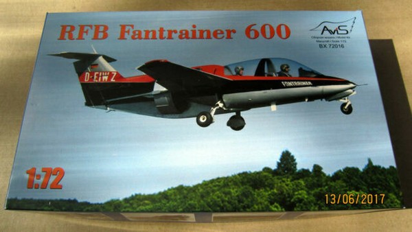 Avis Av72016 RFB Fantrainer 600 Training Aircraft 1/72 Scale Plastic ...
