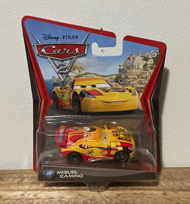 Disney Pixar Cars 2 Miguel Camino #5 Spanish Racer Mattel | eBay