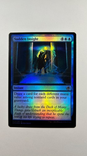 MTG Adventures in the Forgotten Realms Sudden Insight Foil 077/281 | eBay