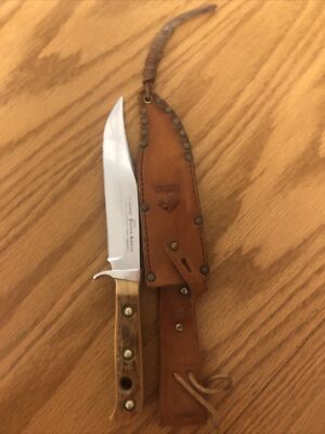 Vintage Puma Bowie 6396 Fixed Blade Knife w/ Sheath Germany Pumaster ...