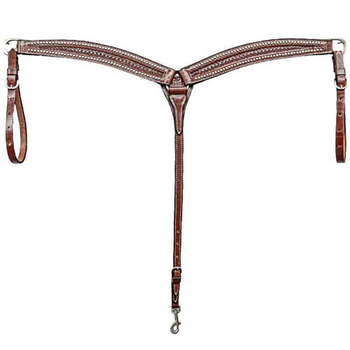 Billy Cook Spotted Studded Medium Hot Oil Ranch Vaquero Show Breast ...