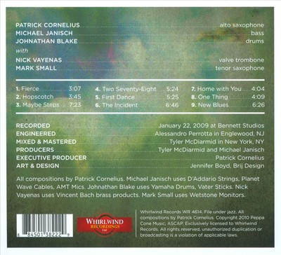 PATRICK CORNELIUS FIERCE NEW CD 884501382229| eBay