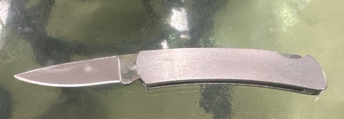 VINTAGE 1999 BUCK 525 USA LOCKBACK ALL STAINLESS MINI POCKET KNIFE ...