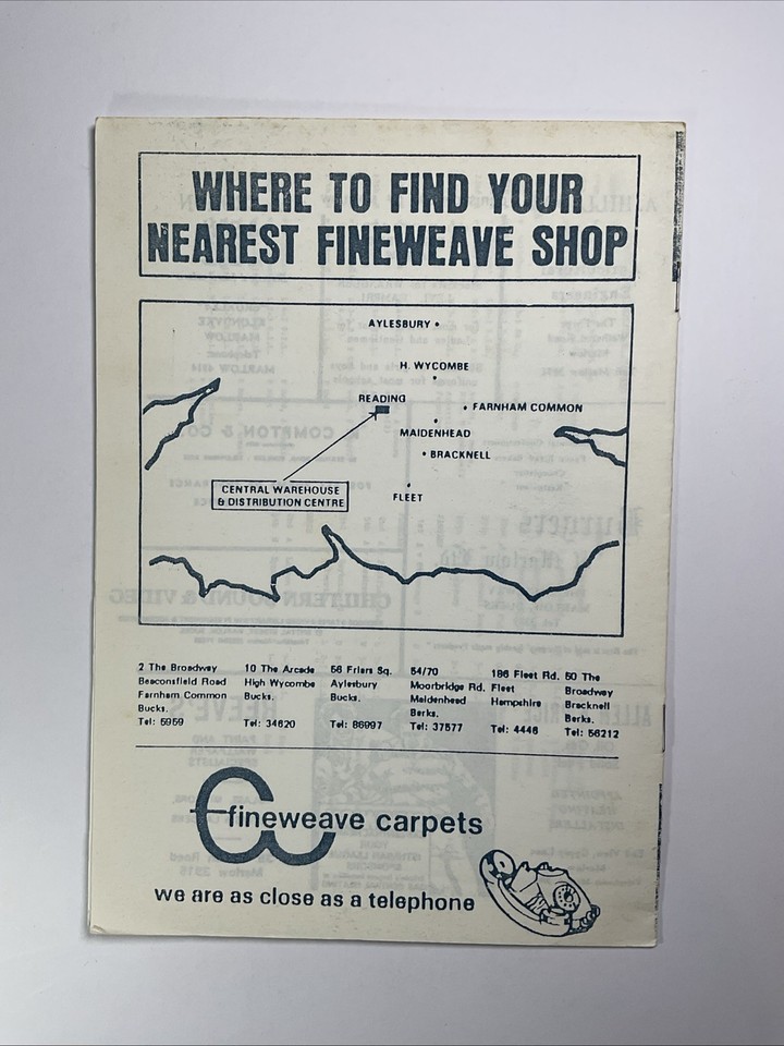 Marlow v Chalfont St Peter; Isthmian League, 9th March 1985 | eBay UK