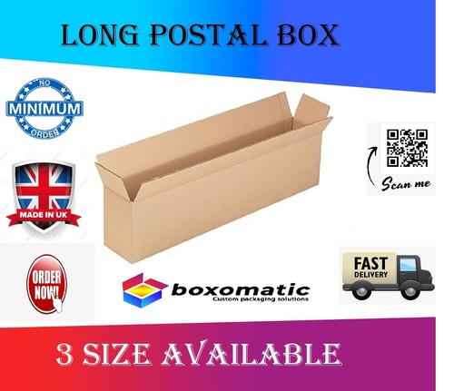 EXTRA LONG STRONG Cardboard Packing POSTAL BOXES Single Wall 3mm ...