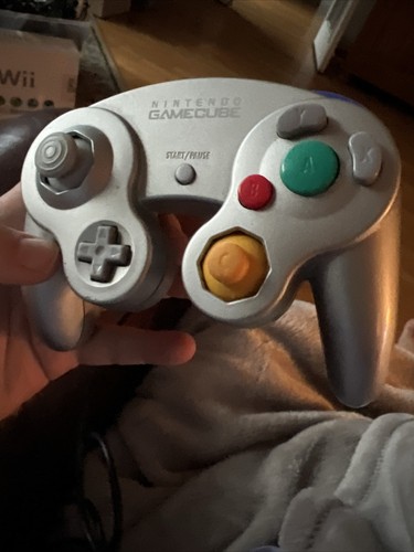 Nintendo Gamecube Controller - Platinum A Button Heavily Used ...