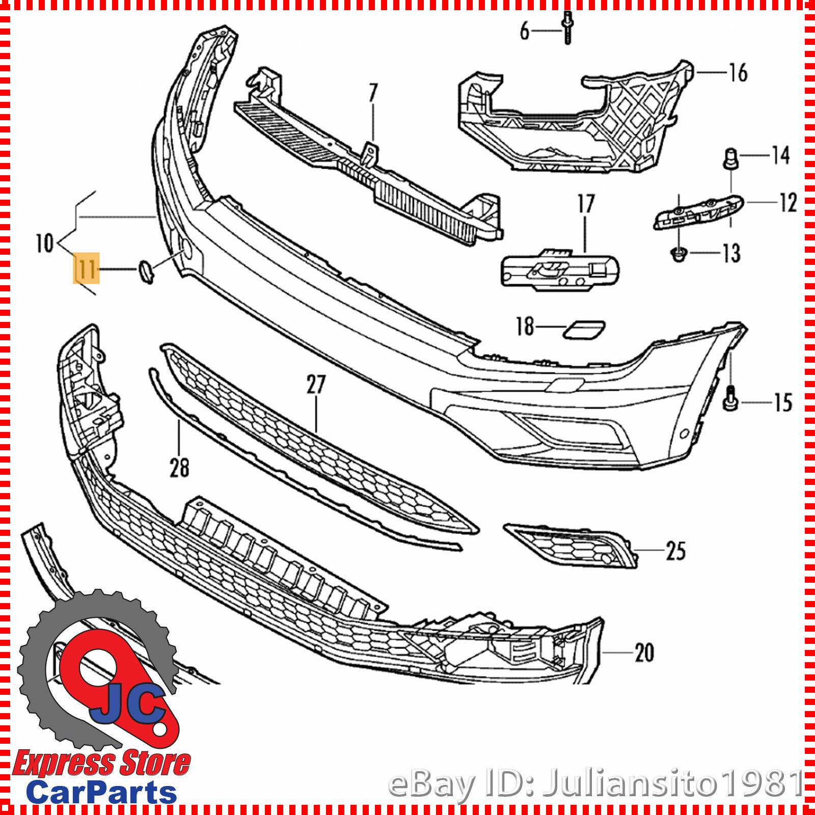 5NN807241 GRU VOLKSWAGEN GENUINE OEM TIGUAN FRONT RIGHT TOW EYE CAP | eBay