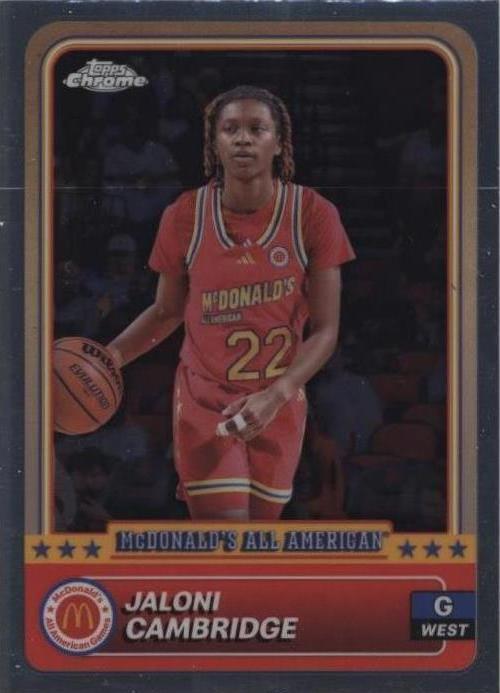 2024 Topps Chrome Mcdonald's All American - Jaloni Cambridge #14 (RC) for sale online | eBay