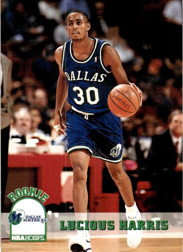 1993-94 NBA Hoops Basketball Card Lucious Harris Dallas Mavericks #320 ...