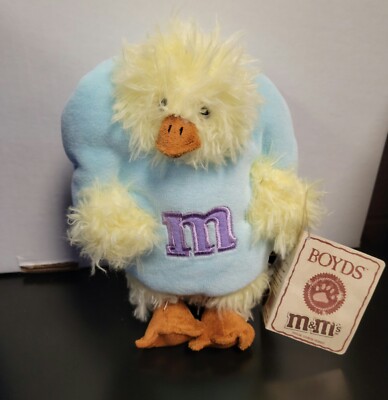 Boyds M&M Plush - Quackles - Blue M&M Easter Chick | eBay