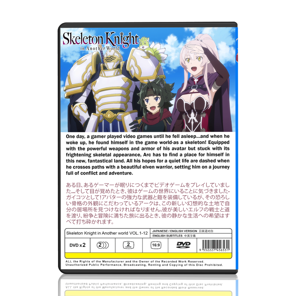 ANIME DVD Skeleton Knight in Another World VOL 1-12End ENGLISH DUBBED ...