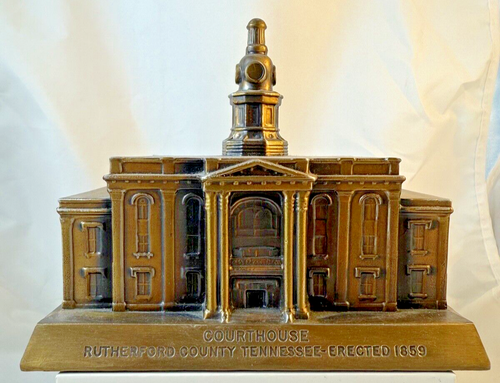 Rutherford County Courthouse - Tennessee Banthrico Metal Still Bank ...