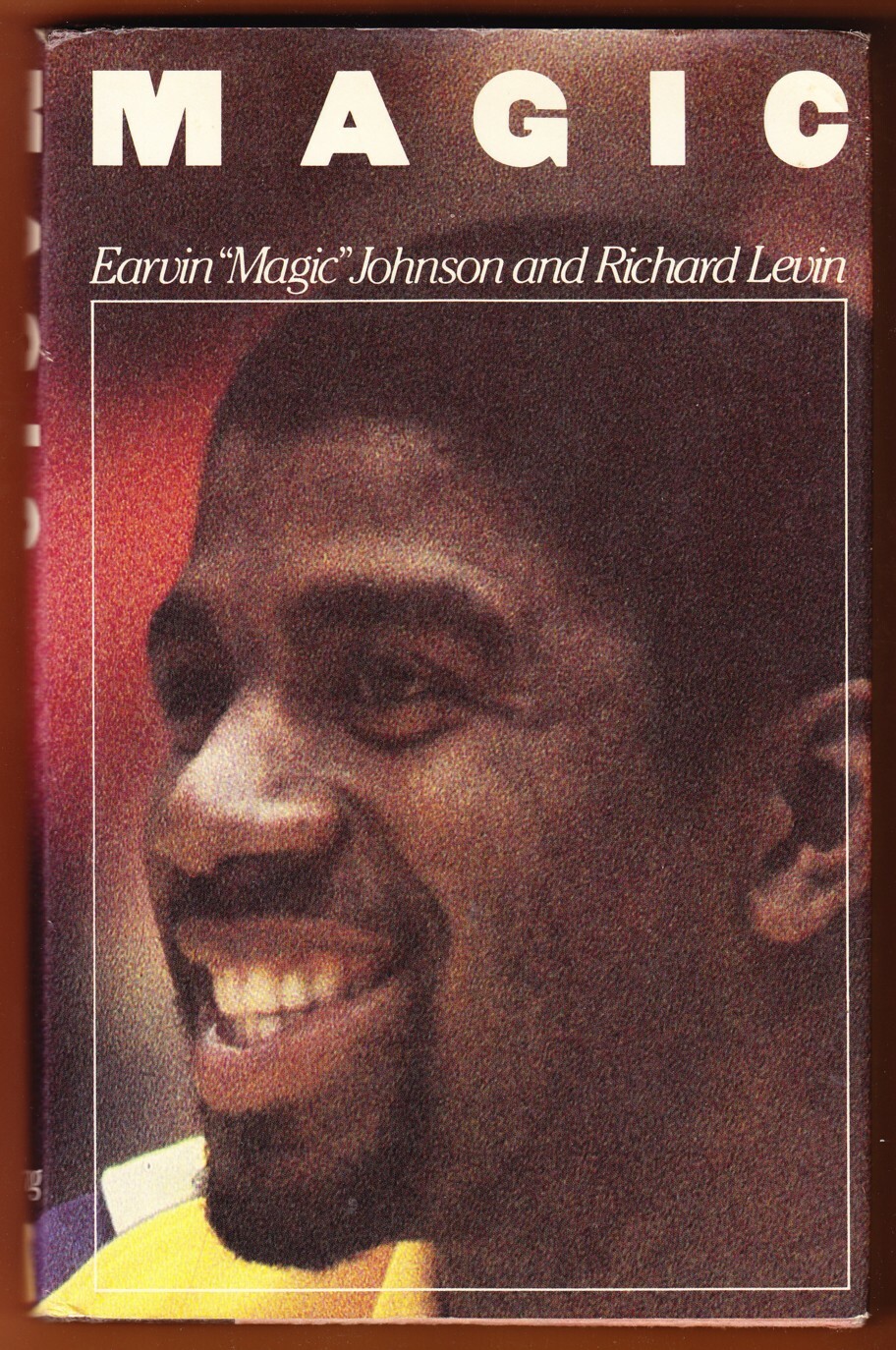 EARVIN MAGIC JOHNSON 1983 book LOS ANGELES LAKERS Michigan State ...