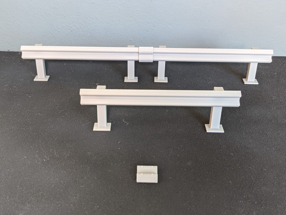 1/18 Scale Guardrail Kit - Safety Barriers for model car road diorama ...