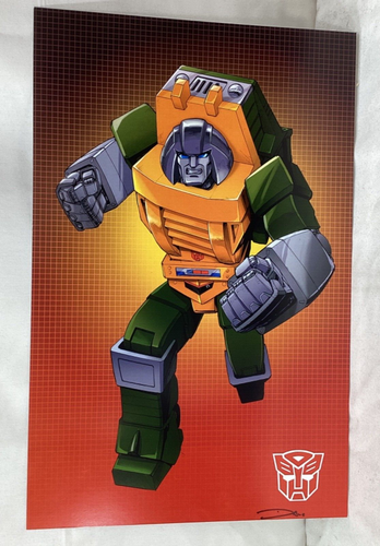 G1 Transformers Autobot Brawn Poster 11x17 Picture Grid Box Art (V2 ...