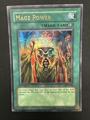 Yugioh - Mage Power LON-050 Ultra Rare 1st Edition | eBay
