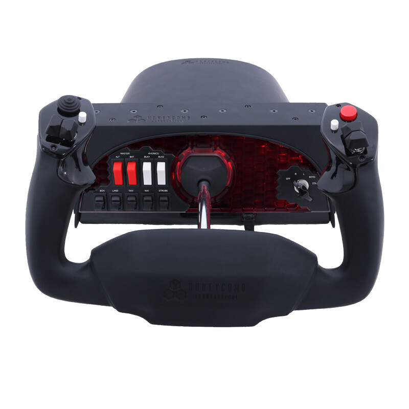 NEW Honeycomb Alpha Flight Controls Yoke Switch Panel p3d xplane fsx ...