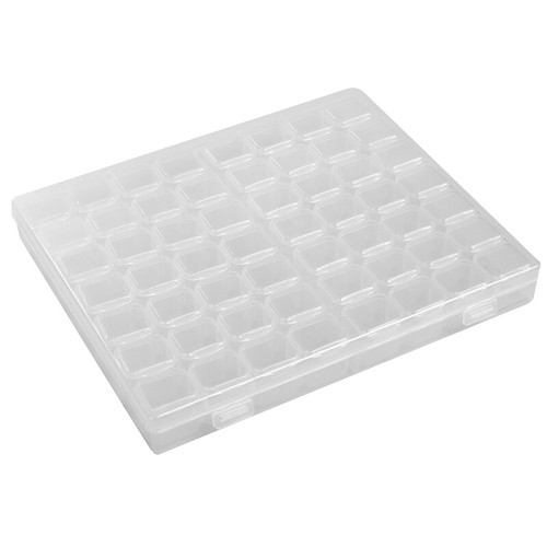 56 Grid Storage Tool Diy Removable Clear Plastic Organizer Nail Art6614 ...
